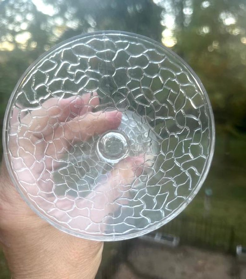 Vintage Depression Glass, Made by L E Smith Crackle by Cracky Pattern ...
