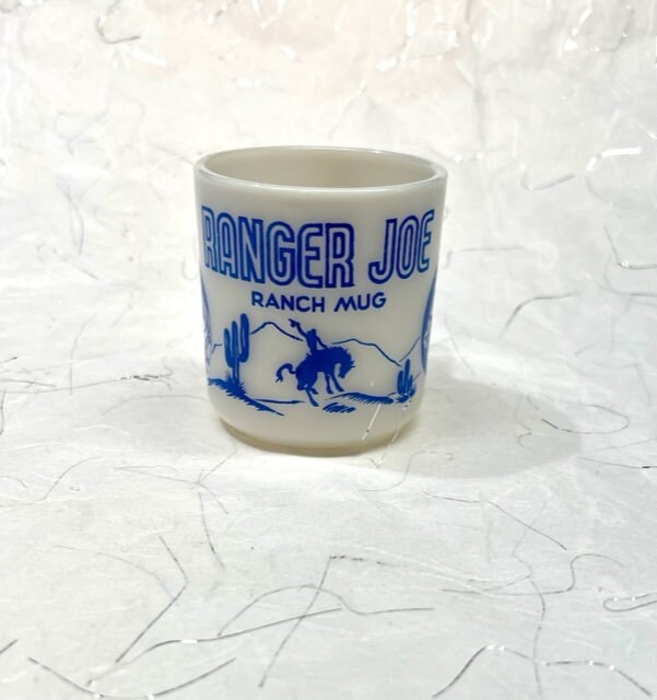 Ranger Joe 1940's Mug, Made by Hazel Atlas, Promo for Wheat Honnie's ...