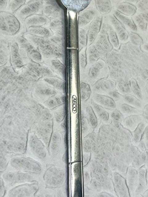 United Airlines Forks, Old Logo, Stainless Steel, Ribbed Handle, Signed ...