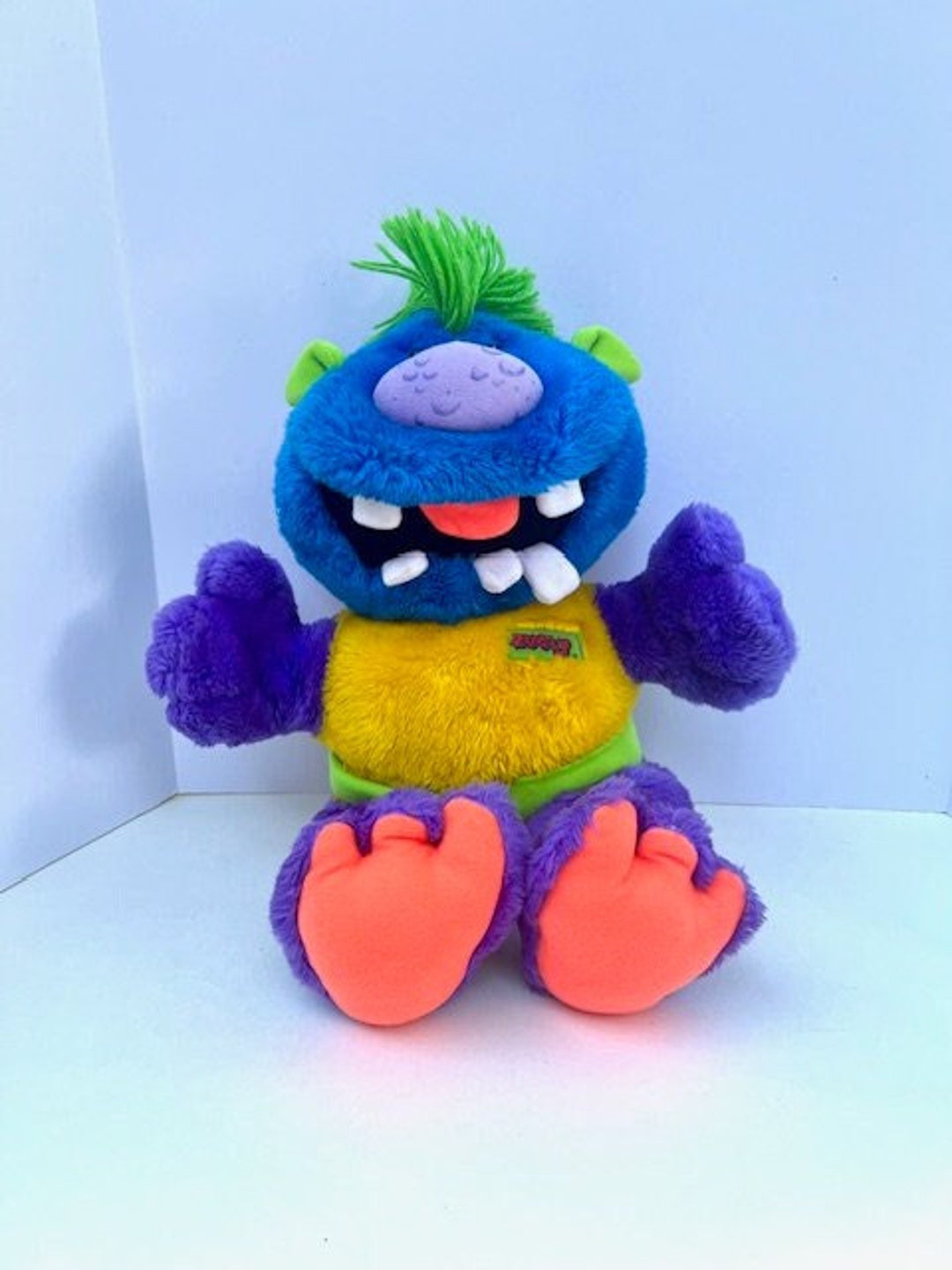 Vintage 1986 Zugly Hug a My Pet Monster.stuffed Monster. as Is - Etsy