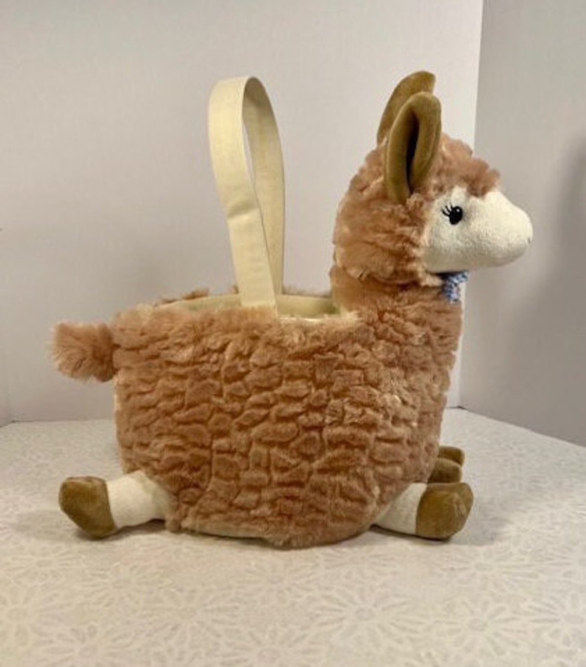 Plush Llama Easter Basket, Made by Petting Zoo, - Etsy