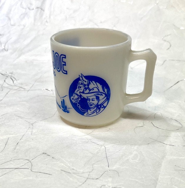 Ranger Joe 1940's Mug, Made by Hazel Atlas, Promo for Wheat Honnie's ...
