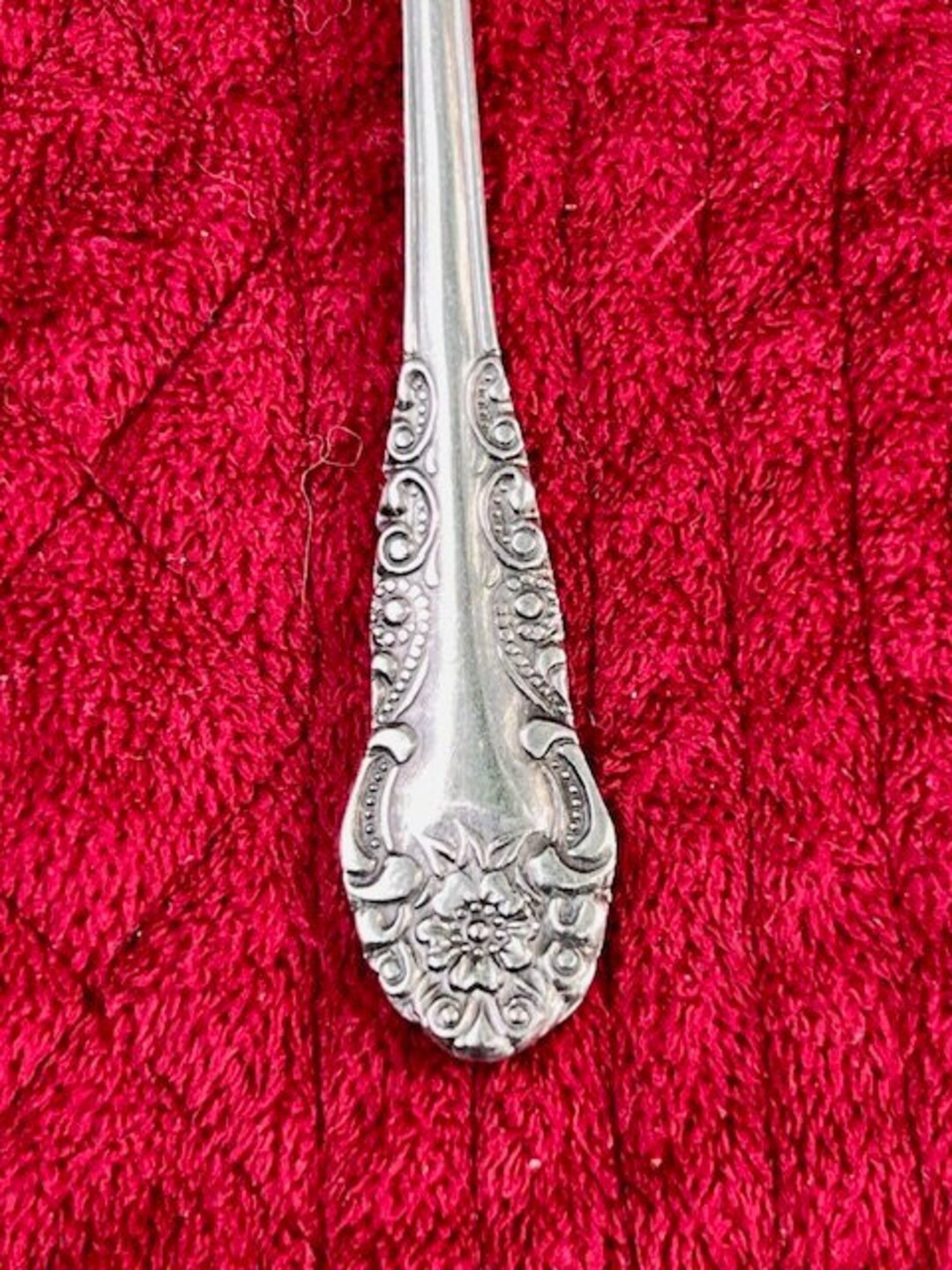 Interpur INR 12 Teaspoon, Made in Korea, Floral Handle With Scrolls, - Etsy