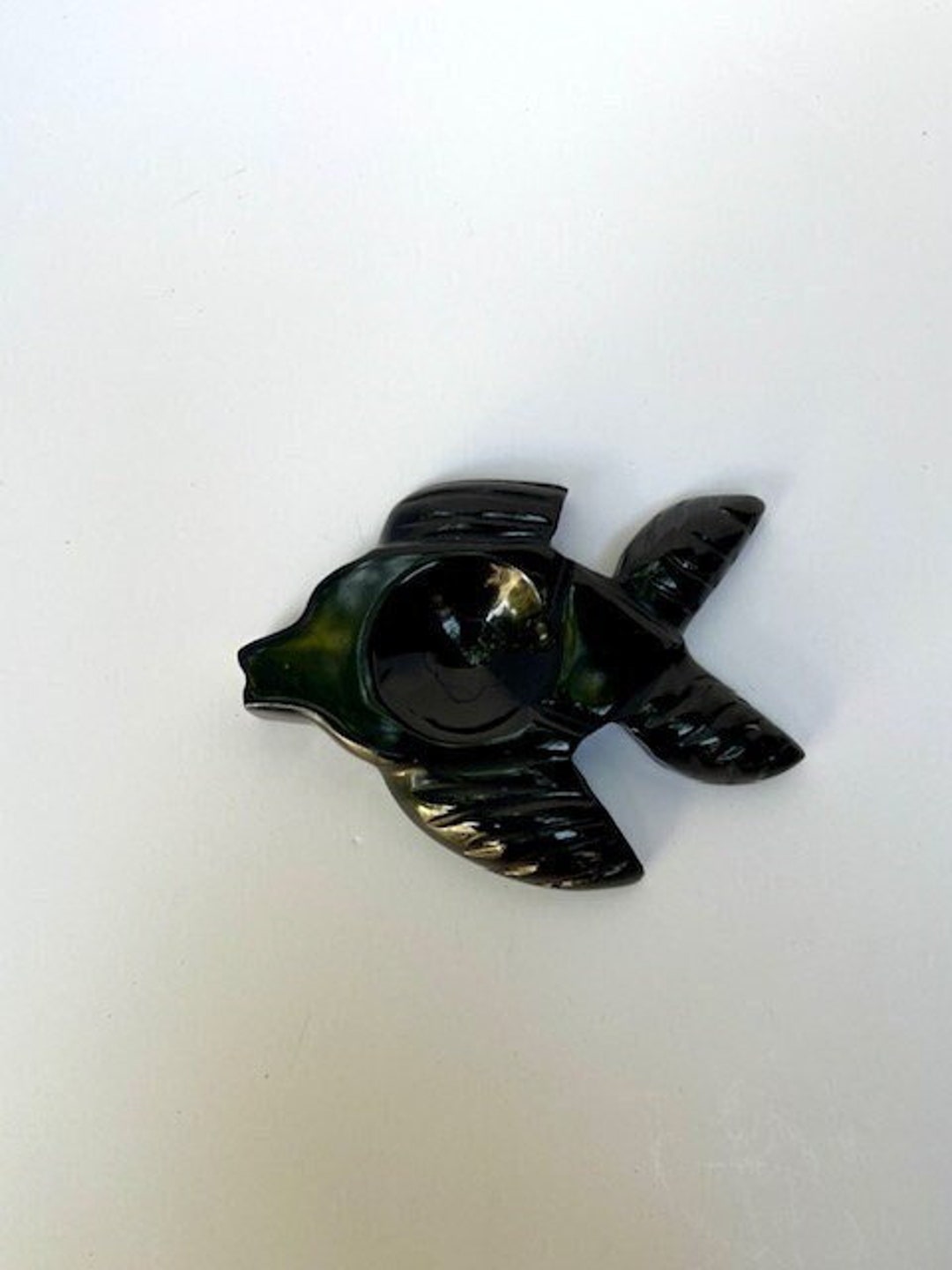 Retro Fish Spoon Rest, Onyx?alabaster? Hand Carved, Heavy - Etsy