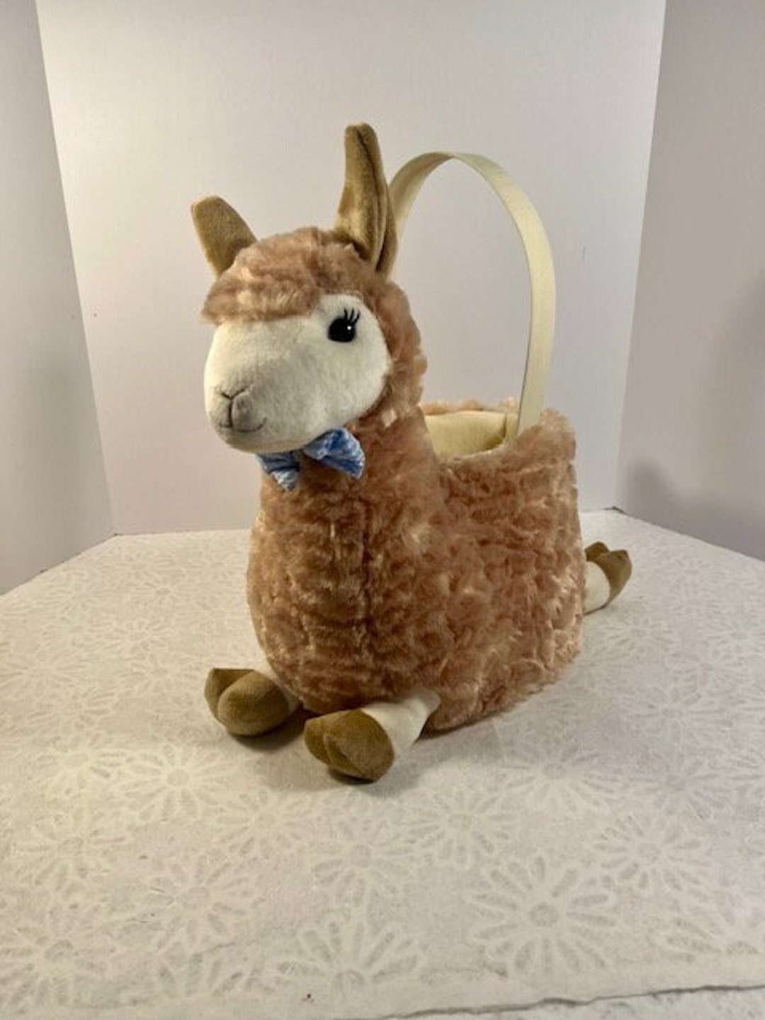 Plush Llama Easter Basket, Made by Petting Zoo, - Etsy