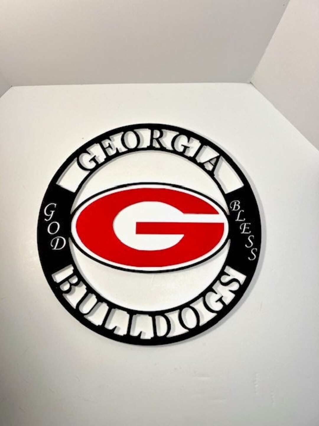 Georgia Bulldogs Wood Scrolled Wall Art, 17 Inches, Like New - Etsy