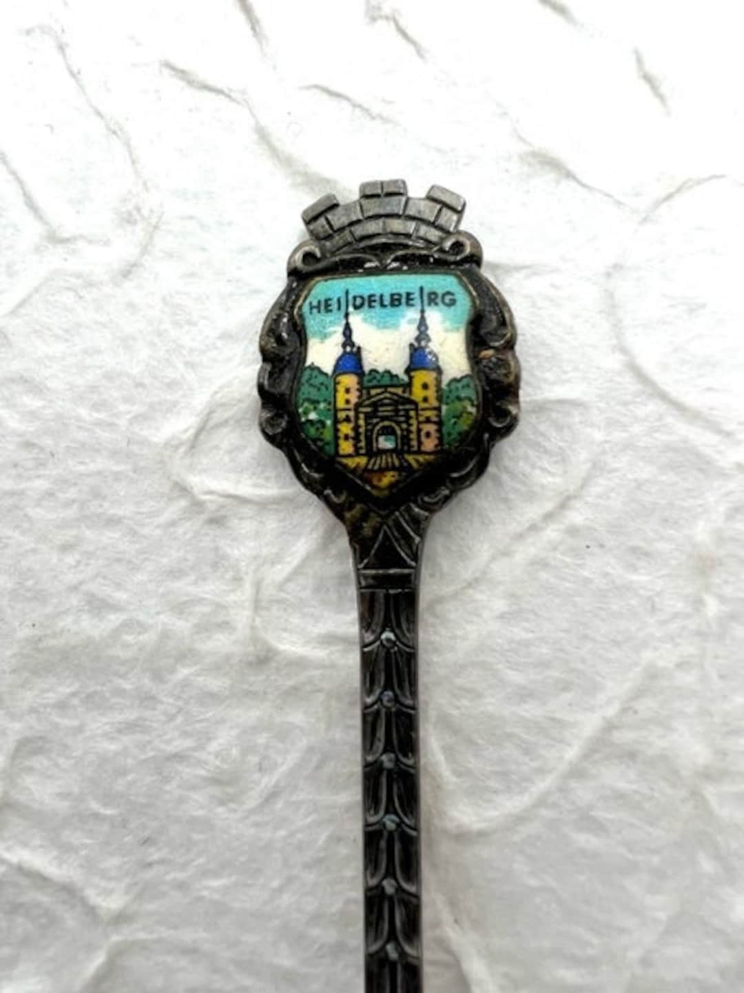 Vintage Heidelberg Souvenir Spoon, Marked ANTIKO, Heidelberg Castle - Etsy