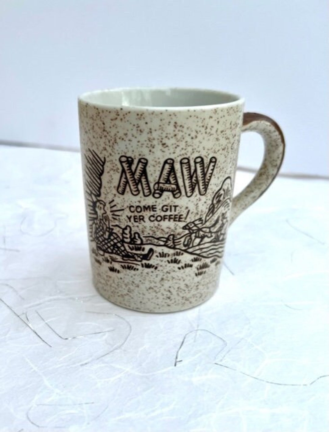 Hillbilly Memaw Coffee MUG, Vintage 1970's, MAW, Come Get Yer COFFEE ...