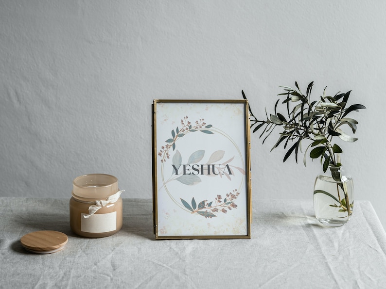 Yeshua Wall Art, Jesus Wall Art, Printable Wall Art, Digital Download ...