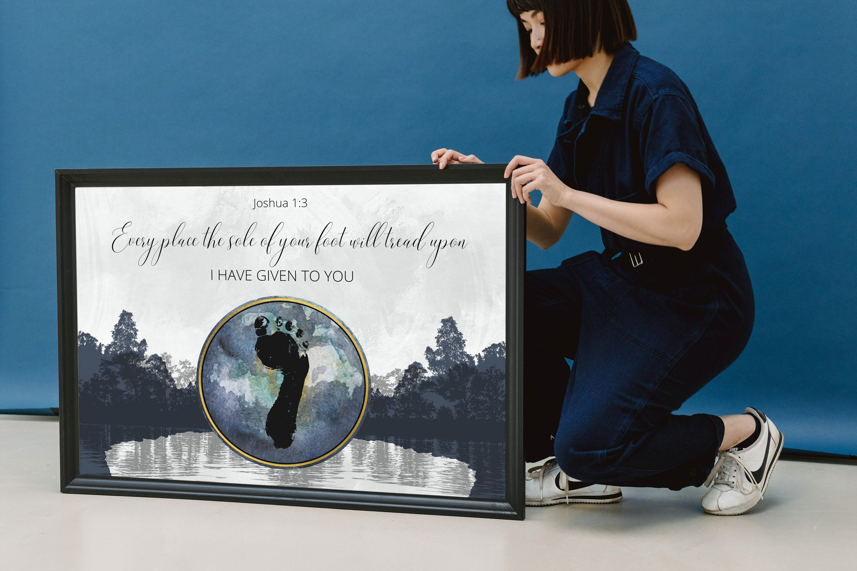 Sole of Your Foot Wall Art, Joshua 1:3, Israel Wall Art, Digital Wall ...