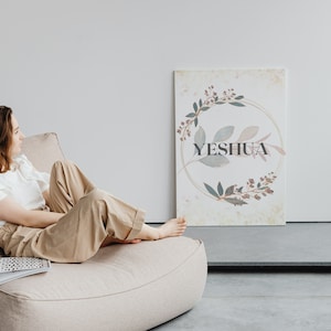 Yeshua Wall Art, Jesus Wall Art, Printable Wall Art, Digital Download ...