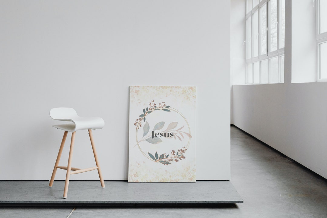 Jesus Wall Art, Yeshua Wall Art, Christian Digital Download, Church ...