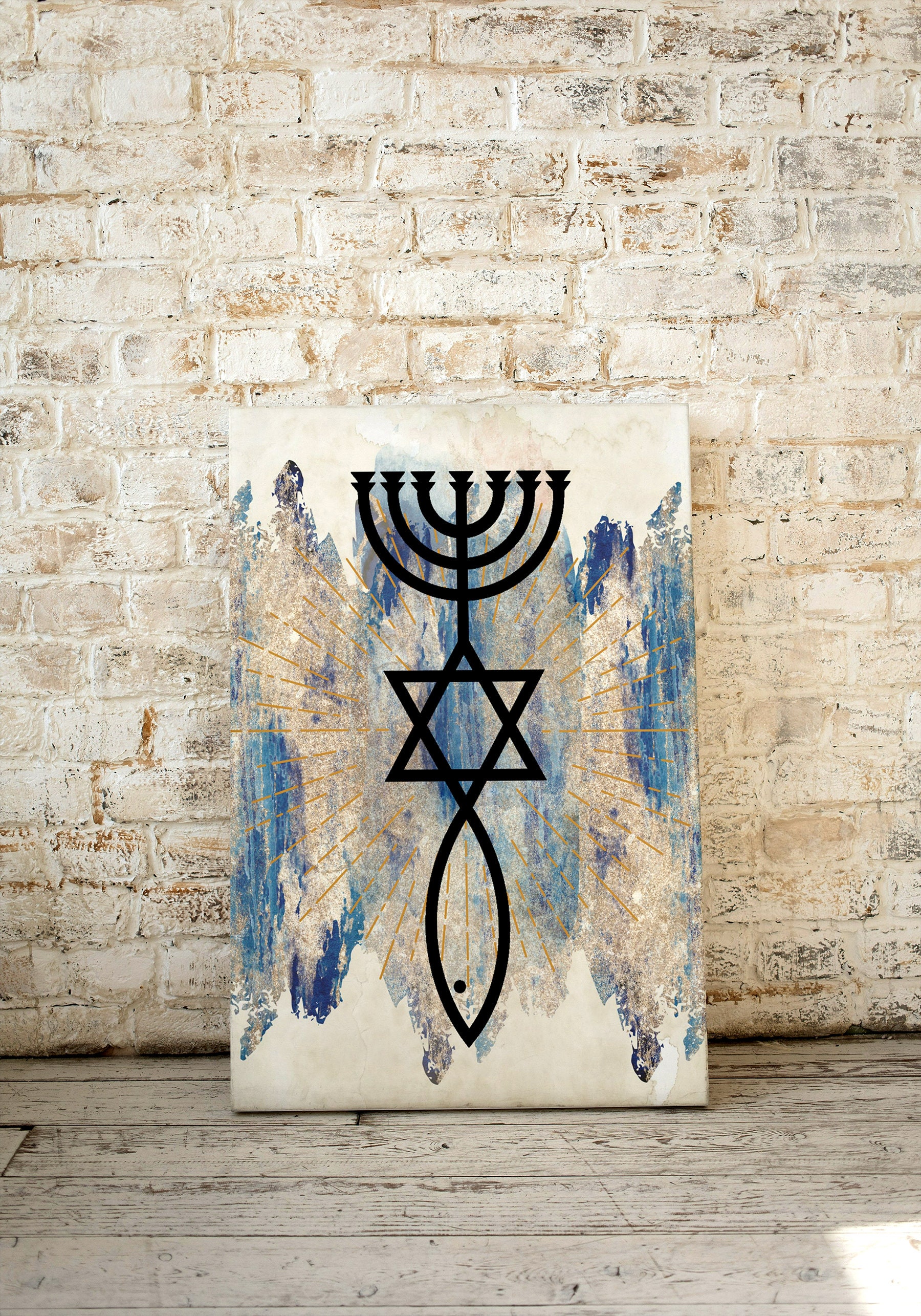 One New Man Wall Art, Yeshua Wall Art, Jesus Wall Art, Christian Wall ...