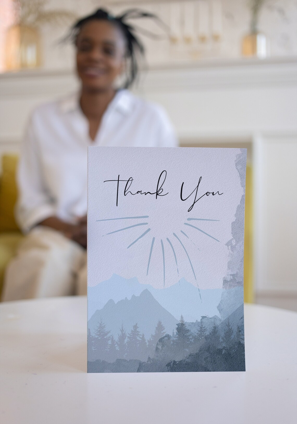 Thank You Card, Foldable Thank You Card, Digital Download Thank You ...