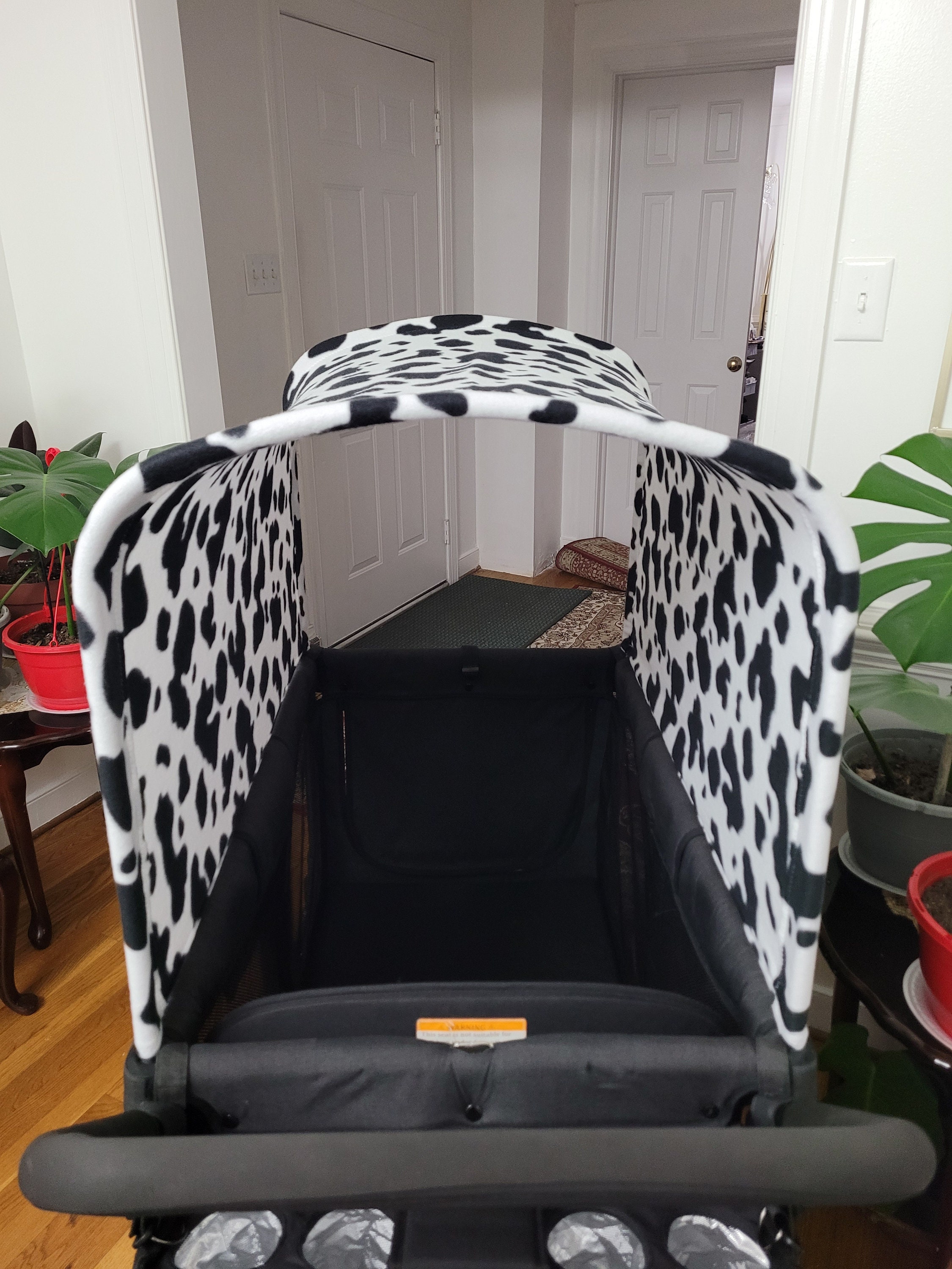 Wonderfold Wagon W4 Cow Print Canopy - Etsy
