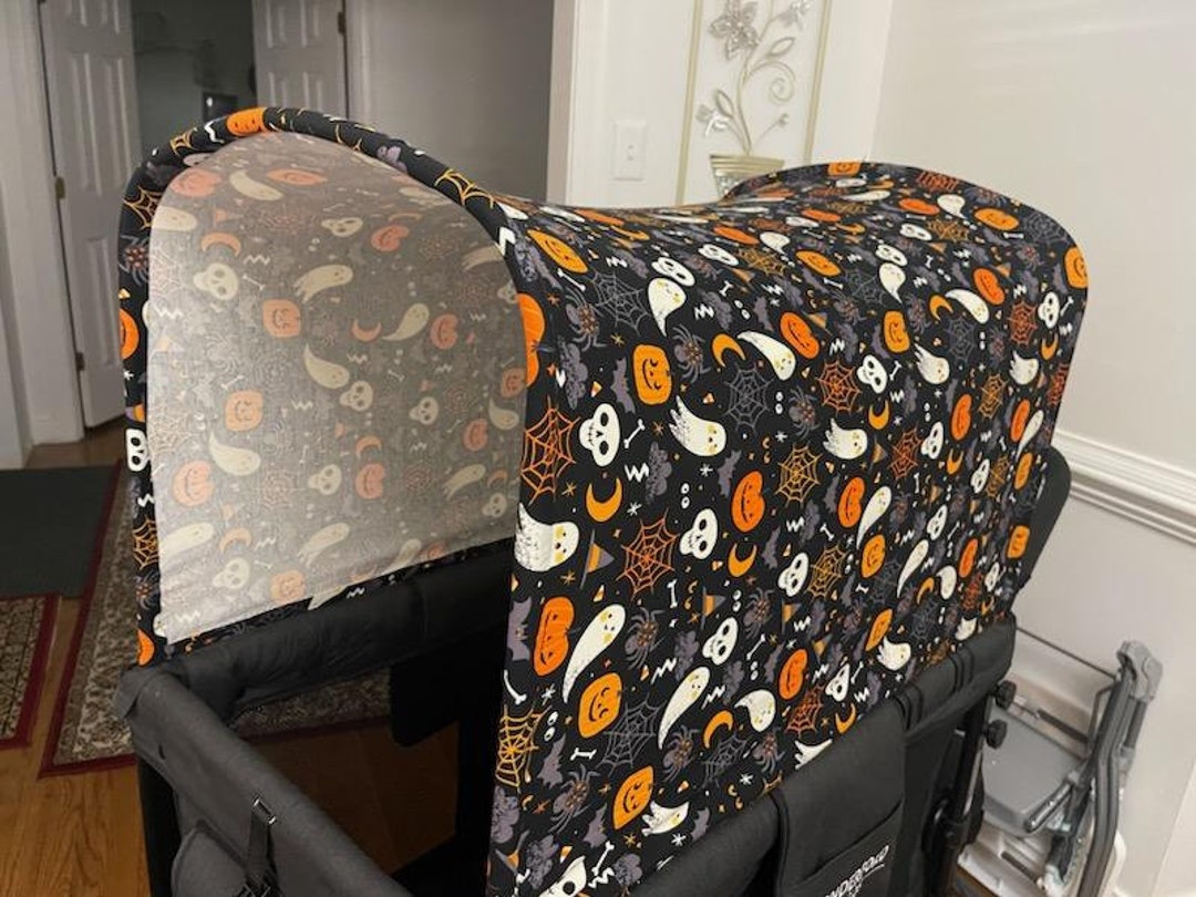 Wonderfold Wagon W4 Canopy Halloween Pumpkins Ghosts - Etsy