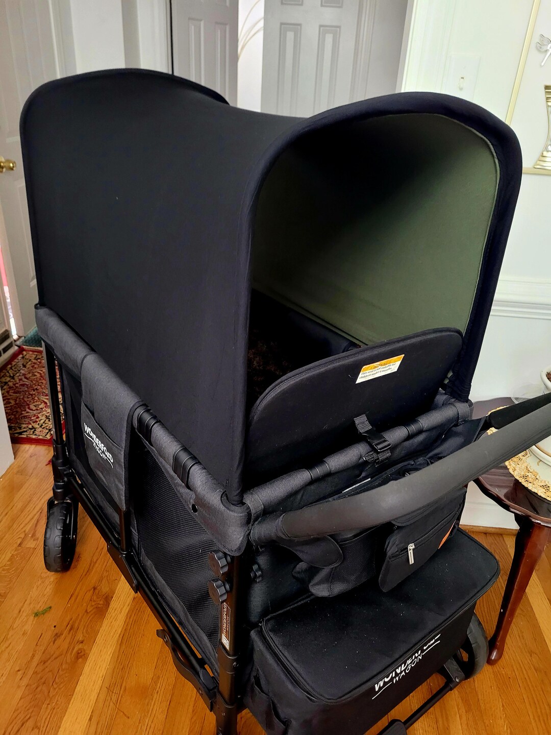 Wonderfold Wagon W4 Doublesided Black and Green Canopy - Etsy