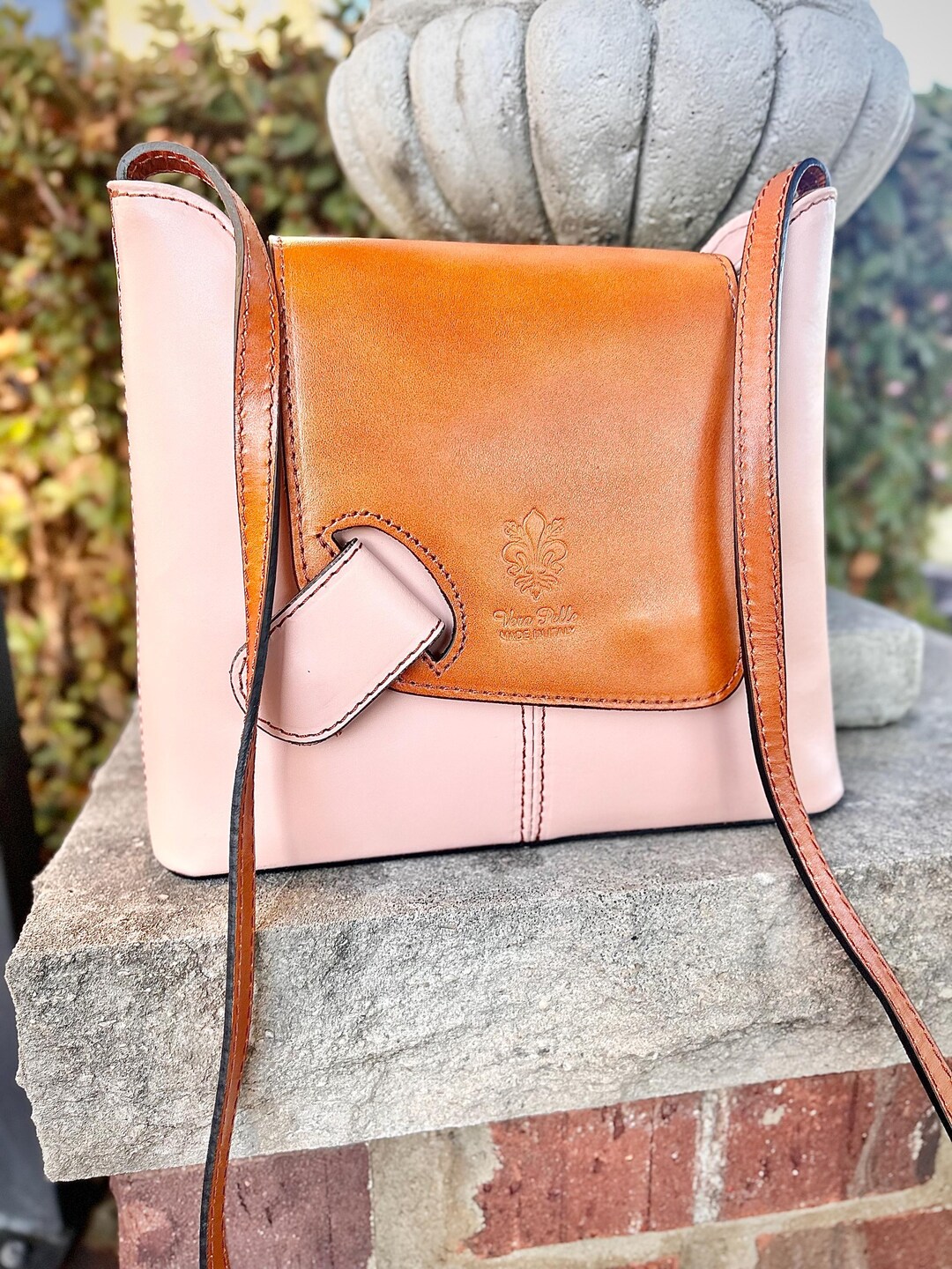 Genuine Italian Leather Handbag Made in Florence Italy, Florentine ...