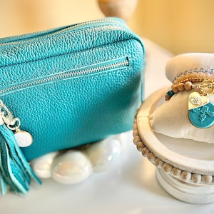 Genuine Italian Leather Crossbody Bag Made in Italy, Real Leather Purse ...