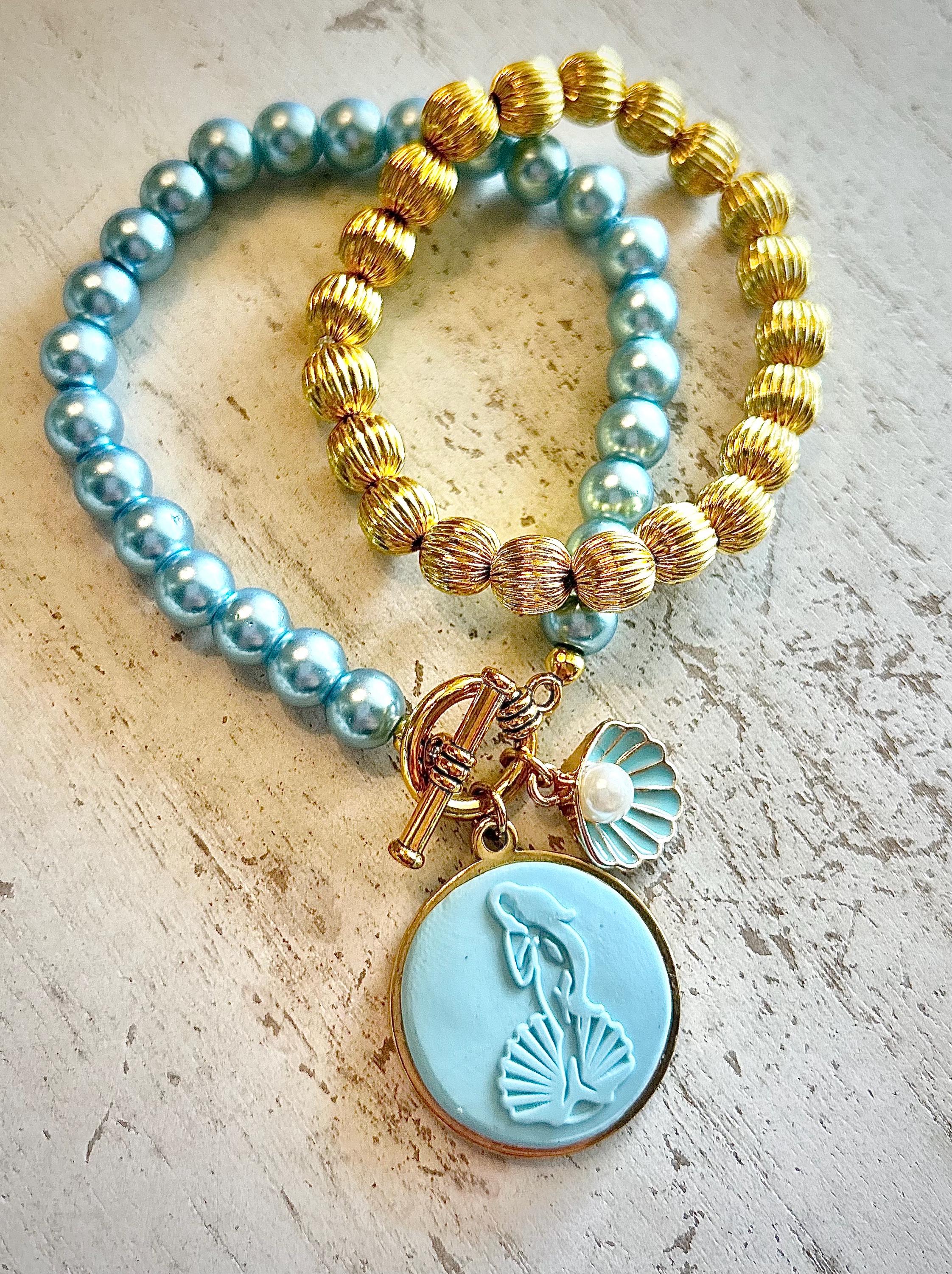 Botticelli Birth of Venus Charm Bracelet Set, Renaissance Art History ...