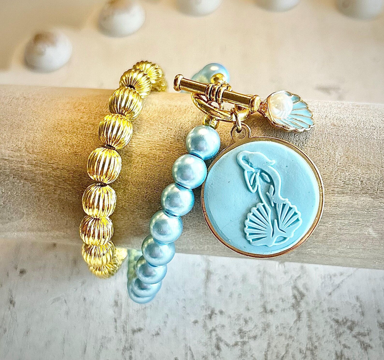 Botticelli Birth of Venus Charm Bracelet Set, Renaissance Art History ...