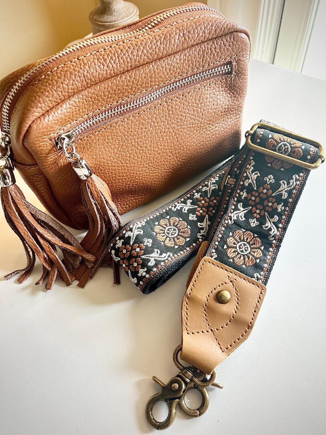 Wide Crossbody Purse Strap, Interchangeable Crossbody Strap, Guitar ...