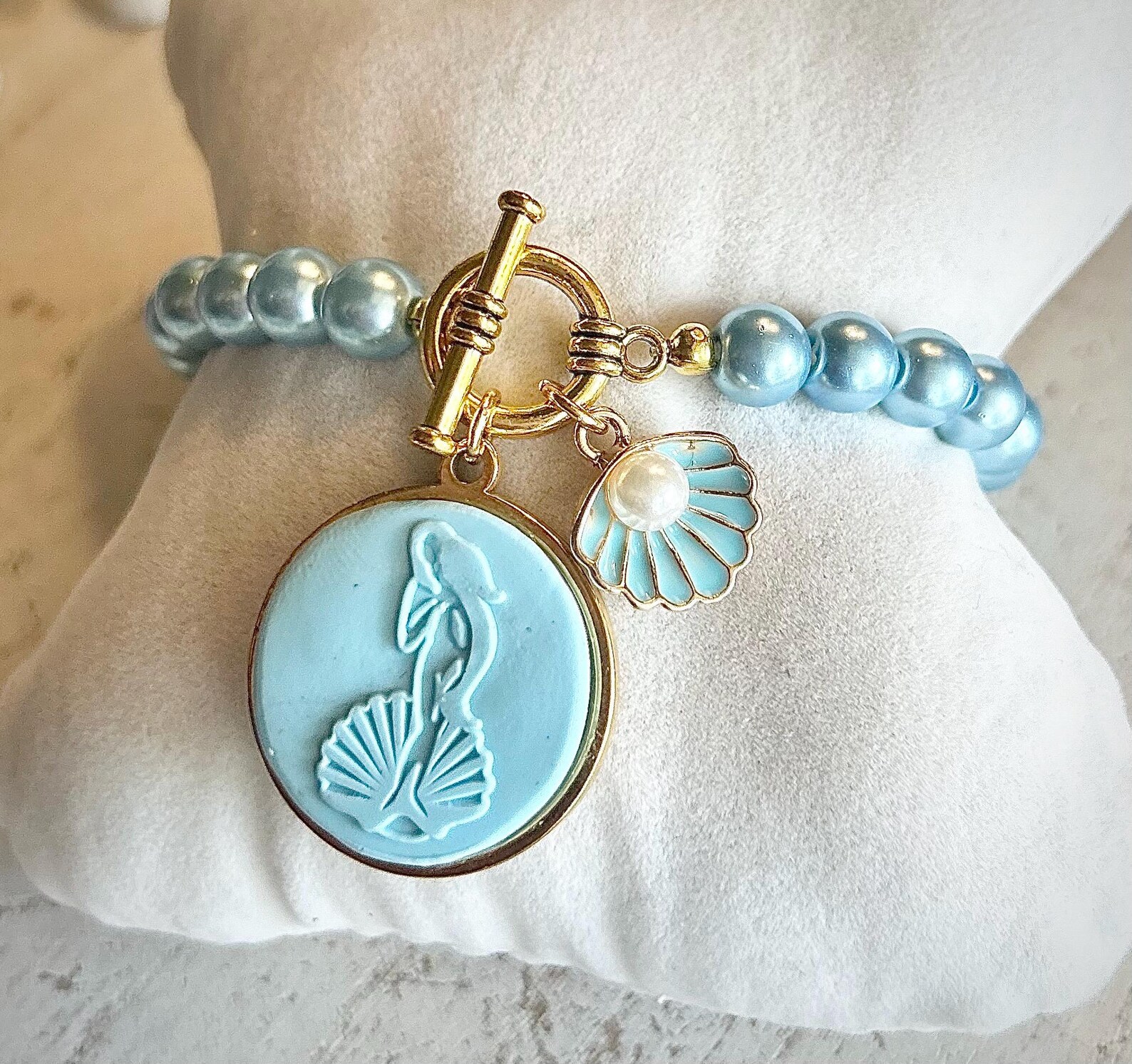 Botticelli Birth of Venus Charm Bracelet Set, Renaissance Art History ...