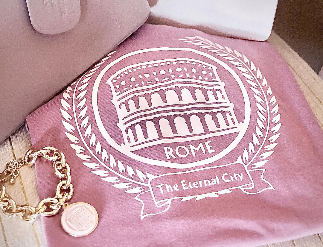 Rome Shirt, Roman Colosseum Shirt Italy Travel Tee, Personalized ...
