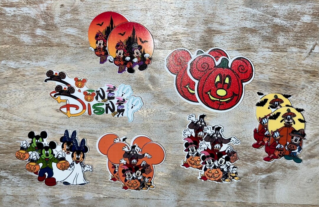 Disney Halloween Resins | Planar Resin Flat Backs | Mickey Mouse ...