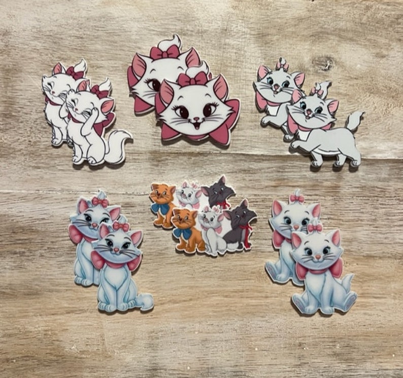 Complete Set of Disney Aristocats Flat Back Planar Resin - Etsy