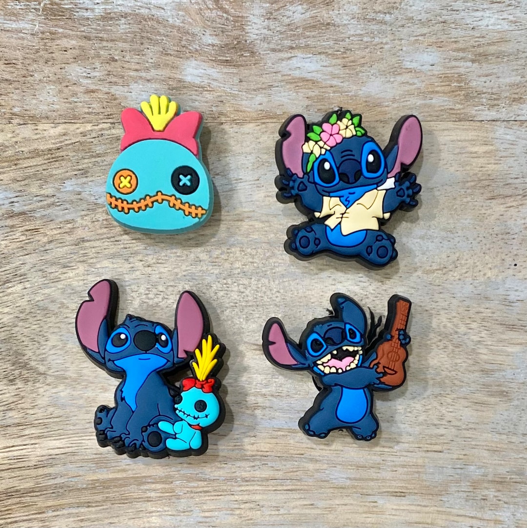 Disney Shoe Buckle Stitch Rubber Accessory Embellishment Disney World ...