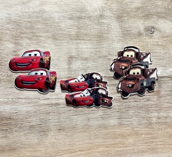 Complete Set of Disney Cars Flat Back Planar Resin Lightning - Etsy
