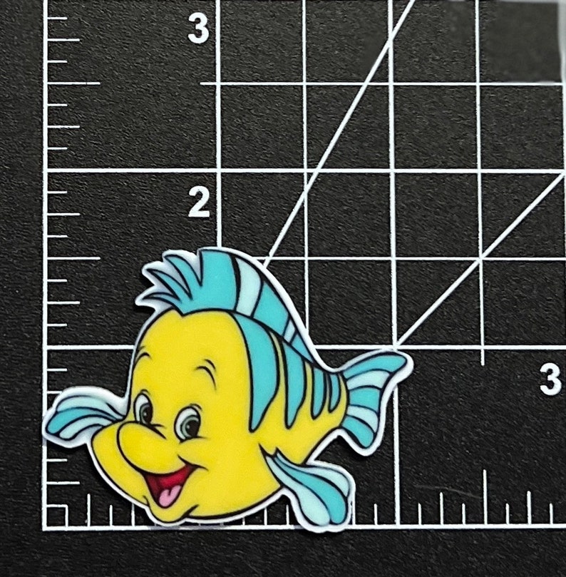 Complete Set of Disney Little Mermaid Flat Back Planar Resin - Etsy