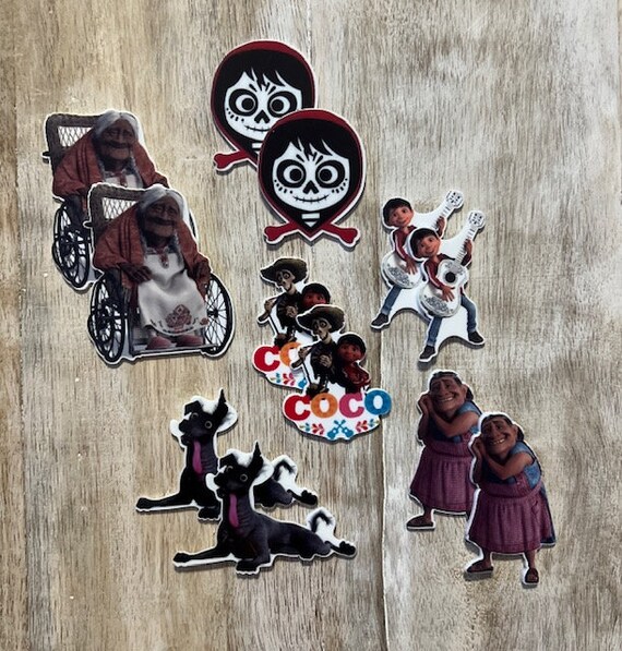 Complete Set of Disney Coco Flat Back Planar Resin Day of - Etsy