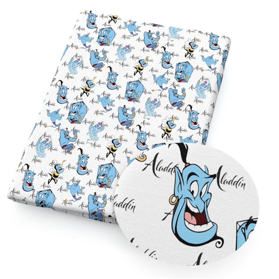 Disney Aladdin Fabric 100% Cotton Disney Fabric Tumbler Cuts and Fat ...