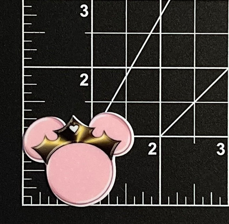 Complete Set of Disney Minnie Mouse Heads Flat Back Planar - Etsy