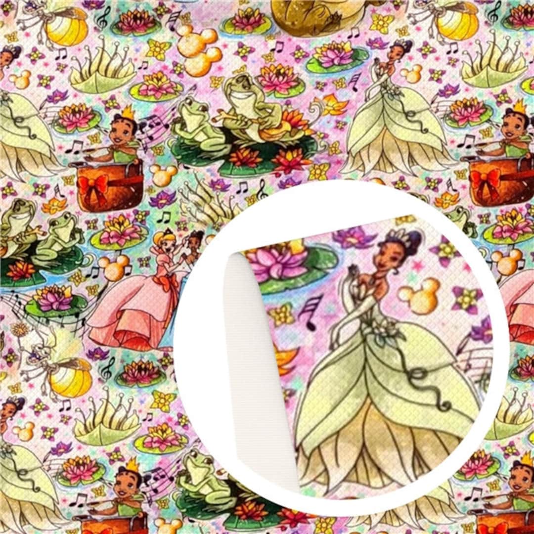 Disney Princess and the Frog Fabric | 100% Cotton Fabric | Fabric by ...