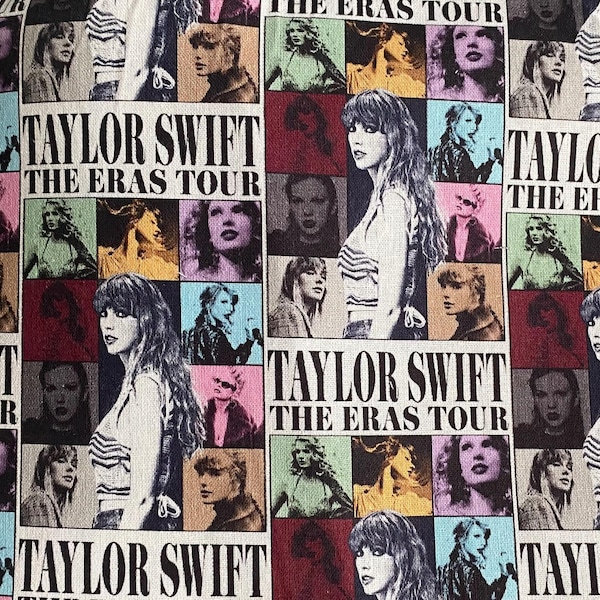Eras Tour Cotton Fabric - Etsy