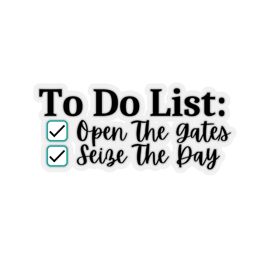 Newsies, Open the Gates and Seize the Day Kiss-cut Sticker / Broadway ...