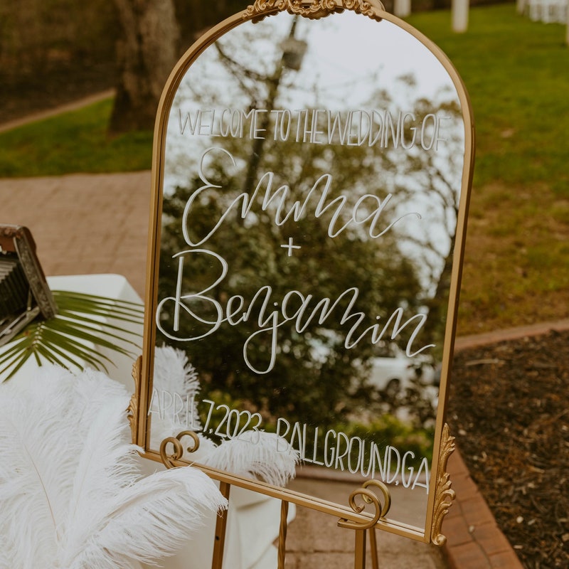 Mirror Welcome Sign - Etsy