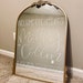 Wedding Welcome Sign - Rounded Gold Mirror - Personalized Wedding ...