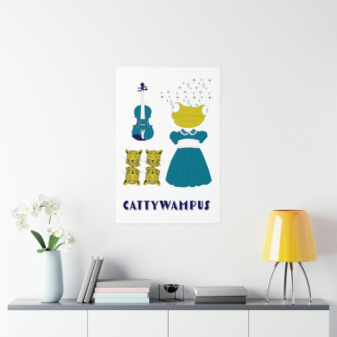 Cattywampus Pop Art Poster - Etsy