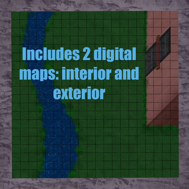 TTRPG Digital Battle Map Storming the Keep - Etsy