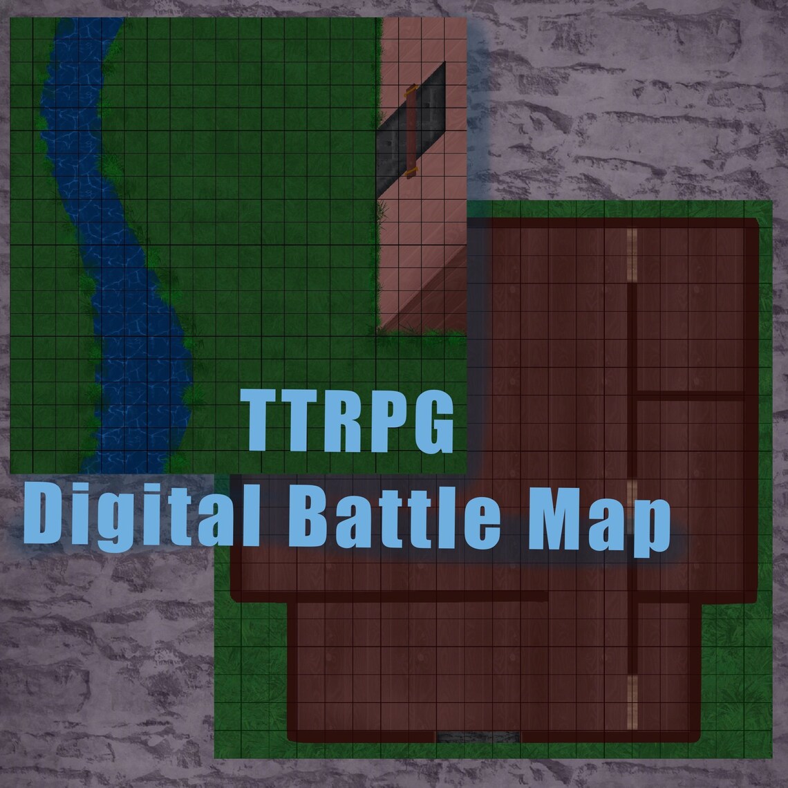 TTRPG Digital Battle Map Storming the Keep - Etsy