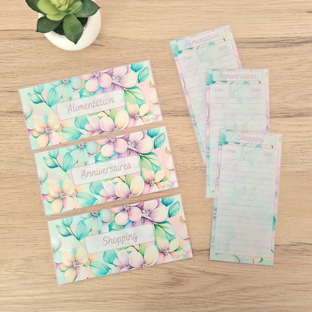 Budget Planner Cover Page to Slip Into a Zipped Envelope Ideal for ...