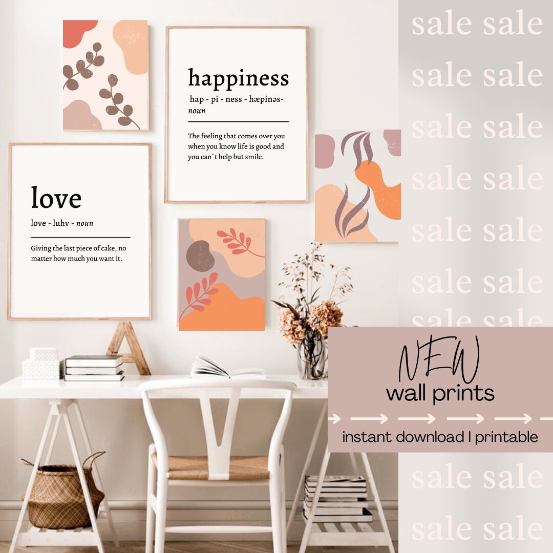 Wall Art Definition Art Poster Home Art Family Coffee - Etsy