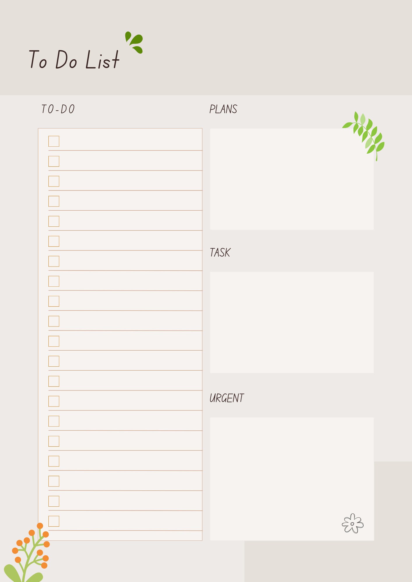 Weekly Planner, Daily to Do List, Printable or Digital, Instant ...