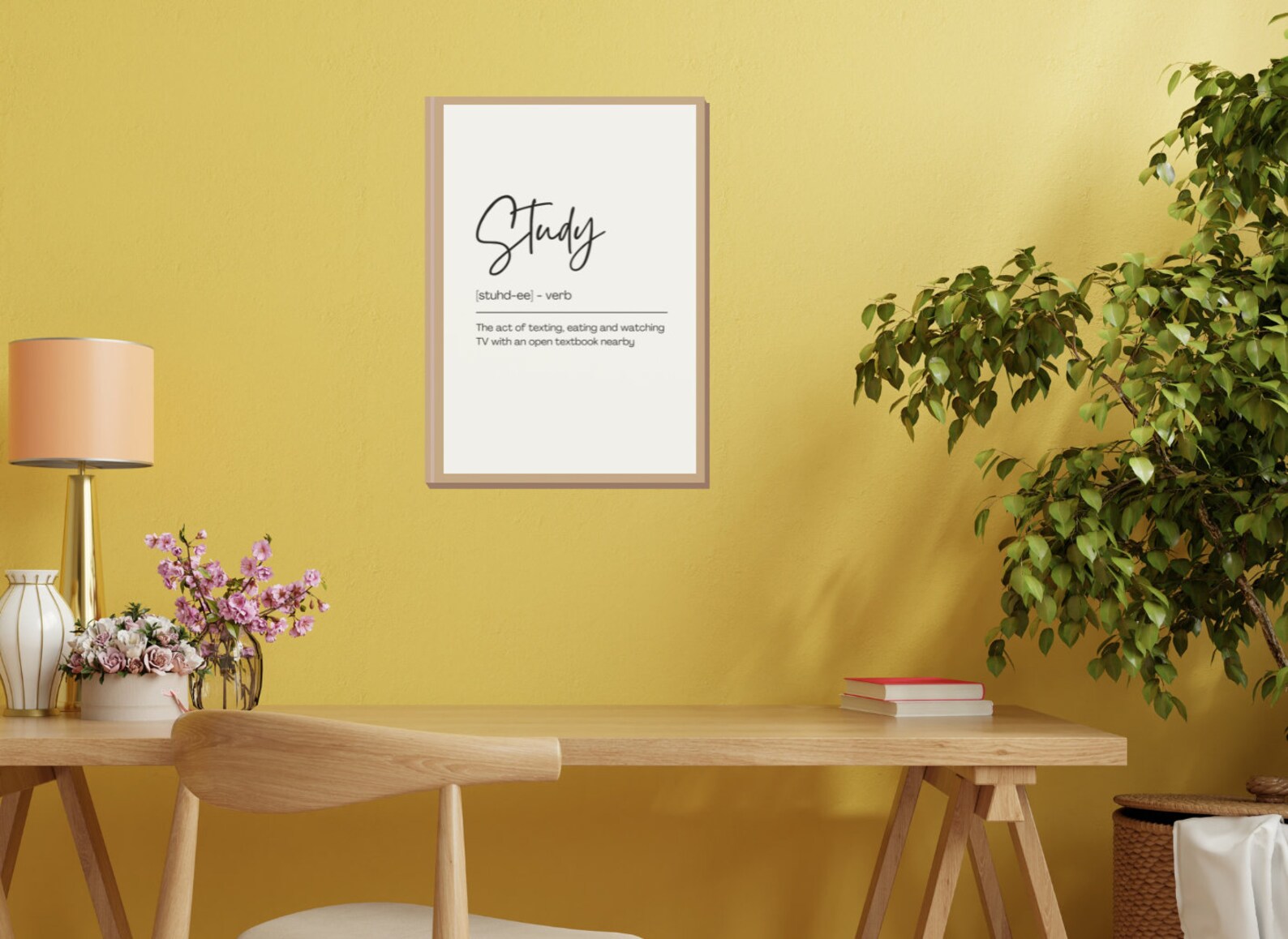 Study Poster Study Definition Wall Art Printable Poster Etsy