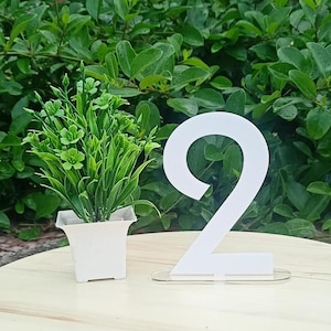 Black Bold Numeric Table Numbers, Black Table Numbers, Black Wedding ...