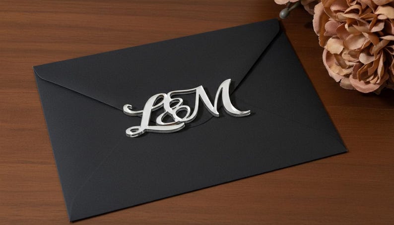 Personalized Gold Acrylic Letters Acrylic Initial Letters for Wedding ...